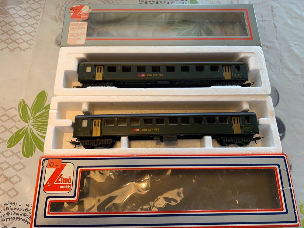 Lima 2 wagons CFF/SBB 1ère et 2ème classe (Gebraucht) in Chavornay für ...