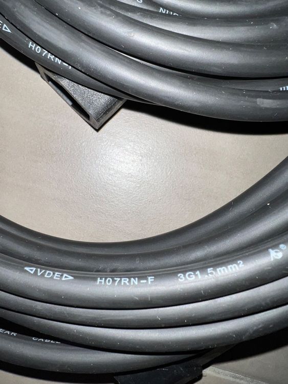 10x Verlängerungskabel 5-Meter / H07RN-F / 3x1,5mm / T12-T13 (Neu (gemäss Beschreibung)) in ...