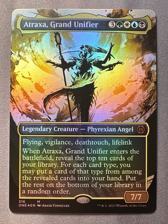 Atraxa, Grand Unifier FOIL Variant 316 Phyrexia ONE | Kaufen auf Ricardo
