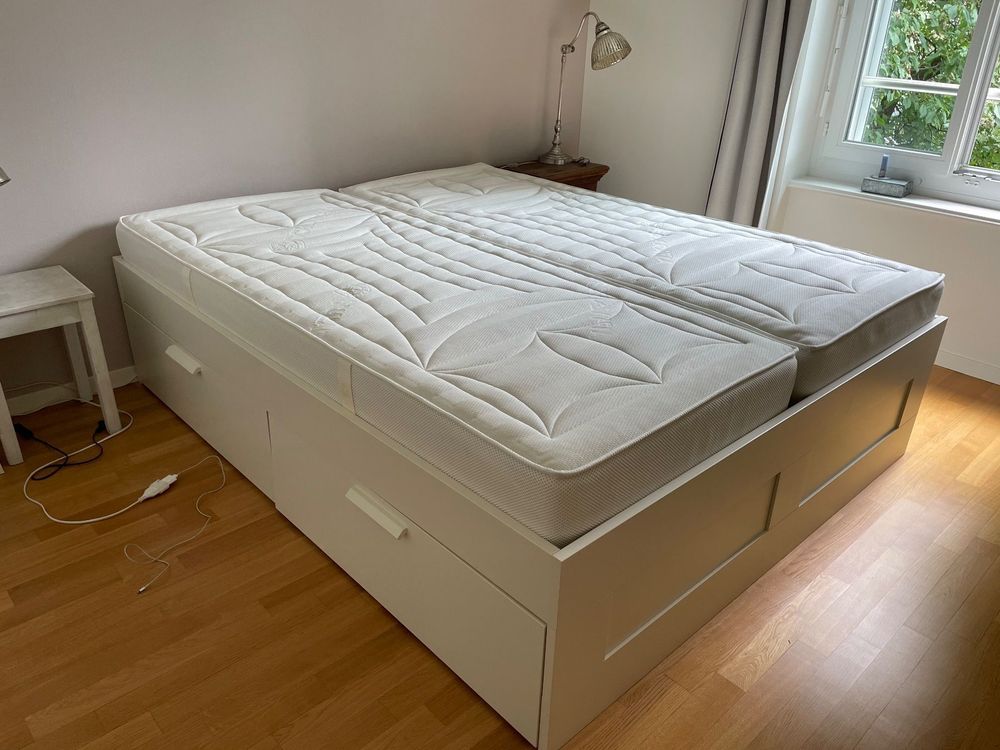 Doppelbett 2 Matratzen