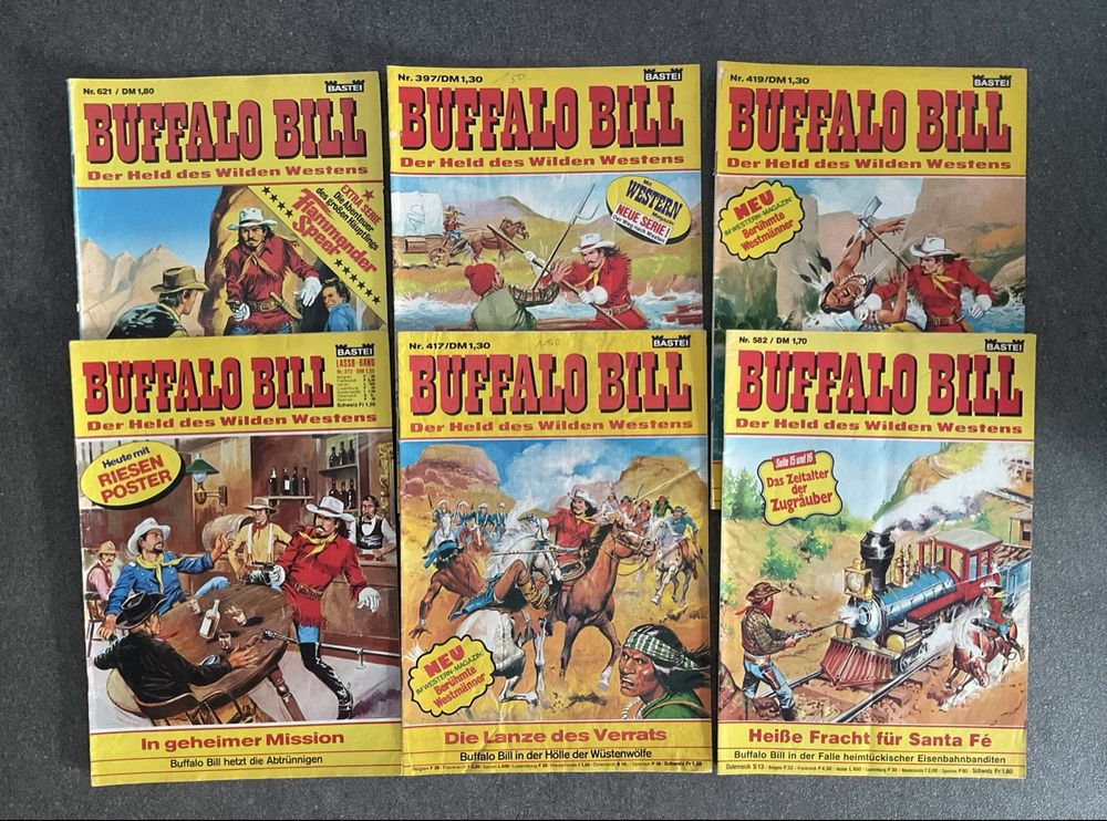 Buffalo Bill - Der Held des Wilden Westens, 6 Stk. Top! (Gebraucht) in ...