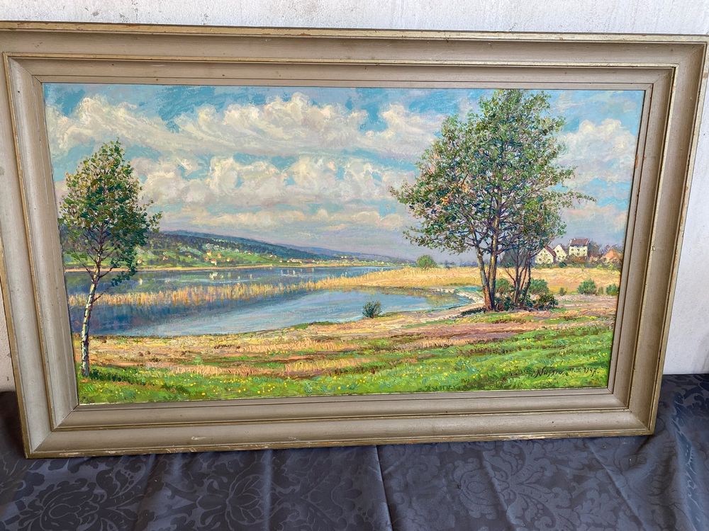 Oskar NUSSIO (1899-1976) Tableaux peinture sur toile signé | Kaufen auf ...