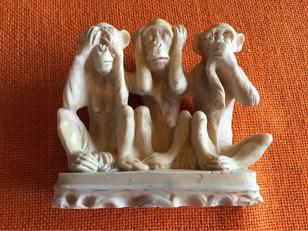 3 Affen-Figur, nichts sehen, hören, sprechen | Kaufen auf Ricardo