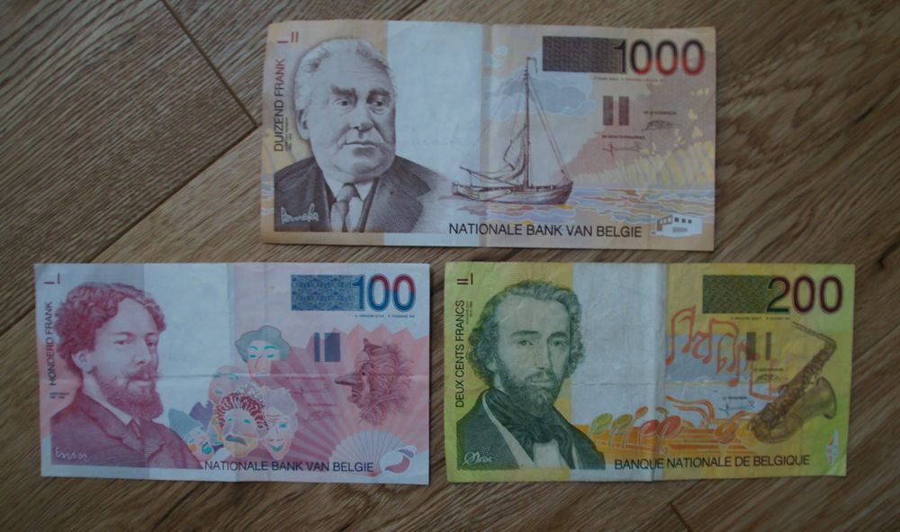 8 Banknoten Belgien, 1700 Franc (Gebraucht) in St. Margrethen SG für ...