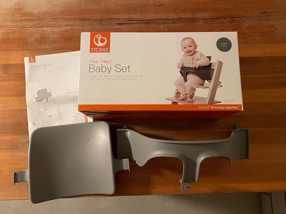 Stokke Tripp Trapp Baby Set in Storm Grey (Gebraucht) in Köniz für CHF ...