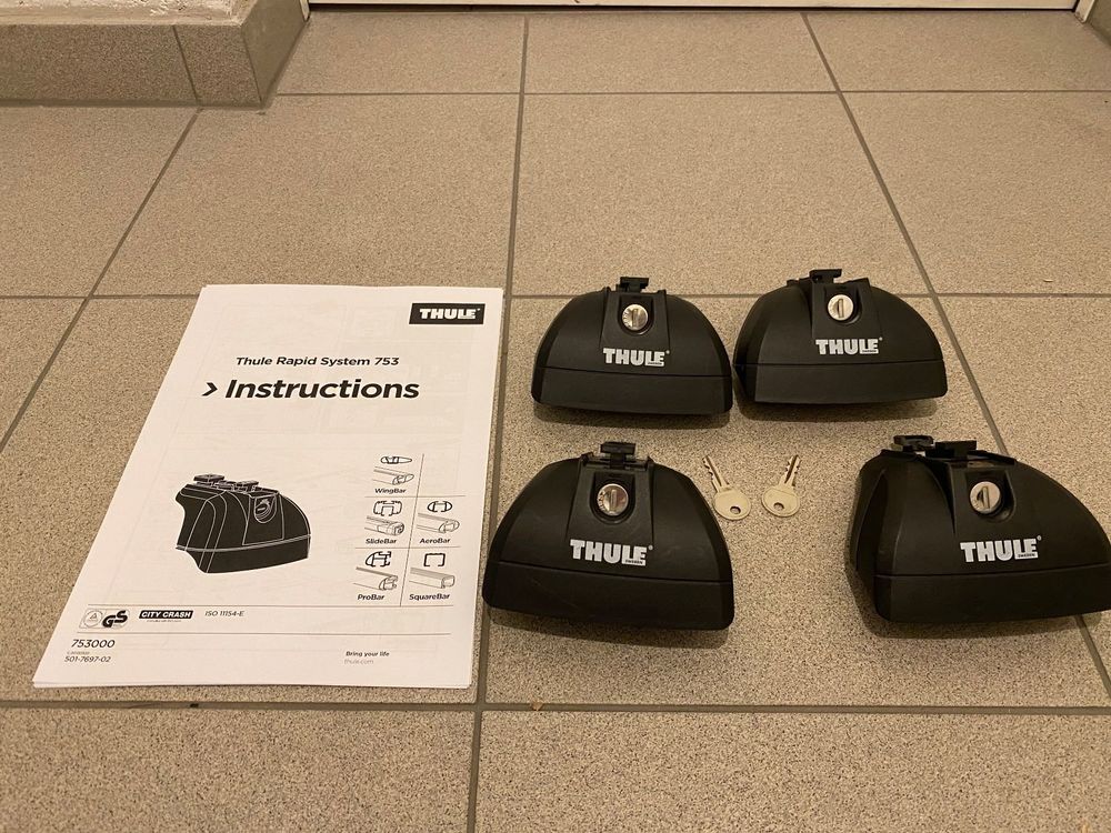 Thule Rapid System 753 Dachträger-Füsse Set (Gebraucht) in Pully für ...