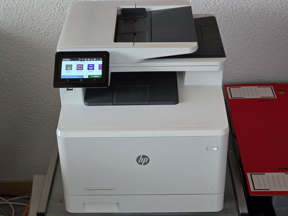 HP Color Laserjet Pro MFP M479fdw + Toner 415X Schwarz NEU (Gebraucht ...