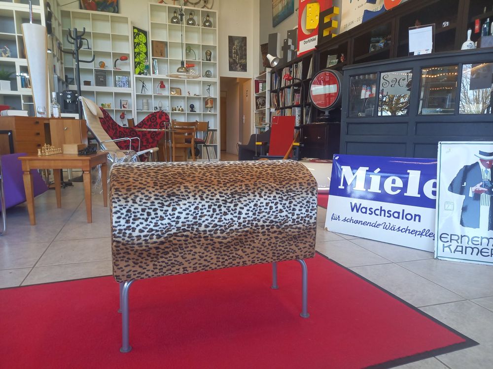 IKEA Pastill 1999 Bench Sitzbank Ottoman, Gepard Look Bank (Gebraucht ...