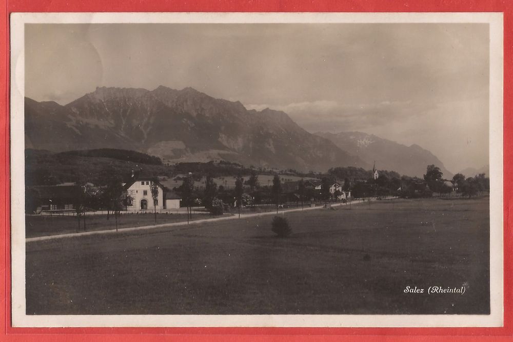 Salez im Rheintal - Fotokarte 1925 | Kaufen auf Ricardo