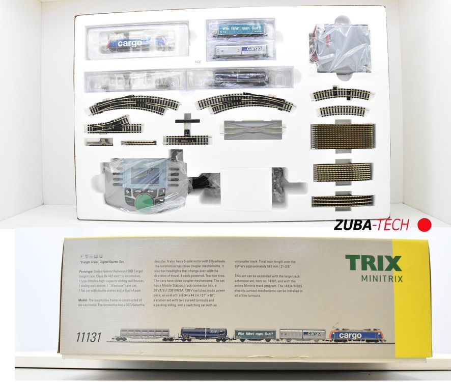 Trix 11131 Digital Start-Set SBB Cargo Spur N GS mit OVP (Neu (gemäss ...
