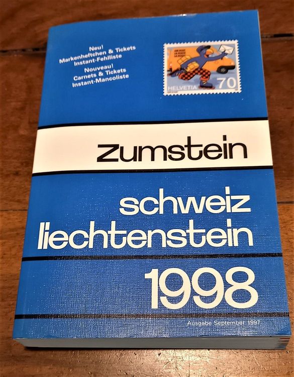 ZUMSTEIN SCHWEIZ LIECHTENSTEIN 1998 | Kaufen auf Ricardo