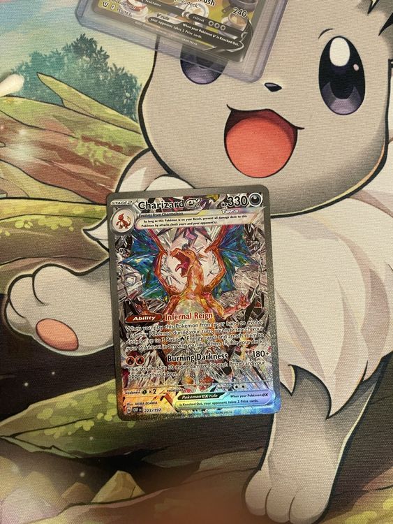 Charizard ex alt Art obsidian flames ab 1fr (Gebraucht) in Breitenbach ...