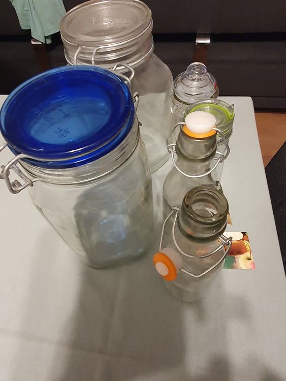 Einmach Glasdosen mit Bügelverschluss FIDO 5 Stück (Gebraucht) in ...