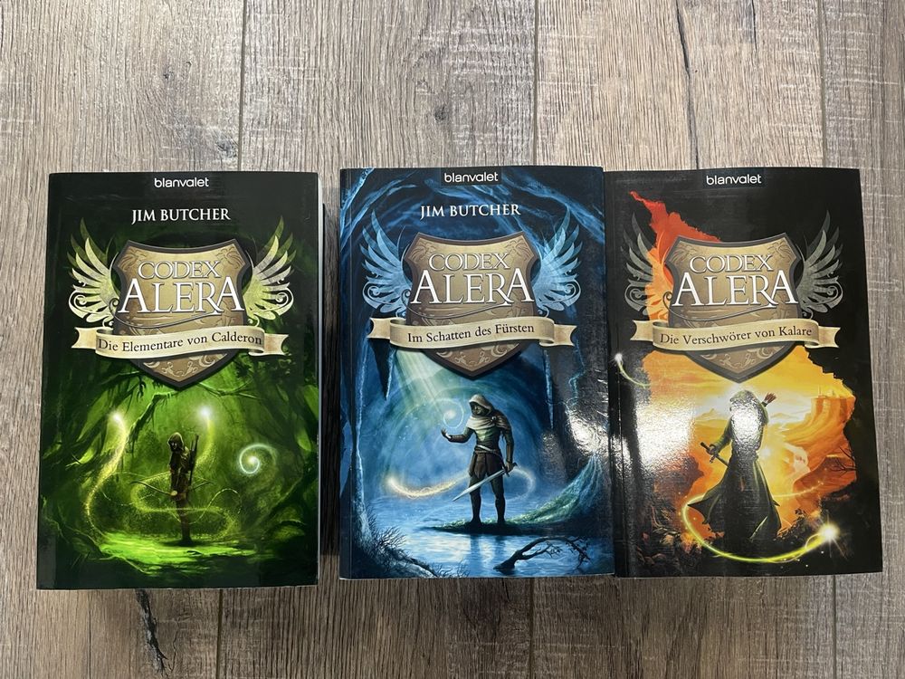 Codex Alera Trilogie von Jim Butcher - Fantasy Lesevergnügen (Gebraucht ...