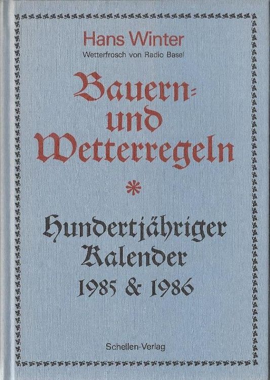 Winter Hans - Bauern und Wetterregeln / Hundertjähriger..... | Kaufen ...