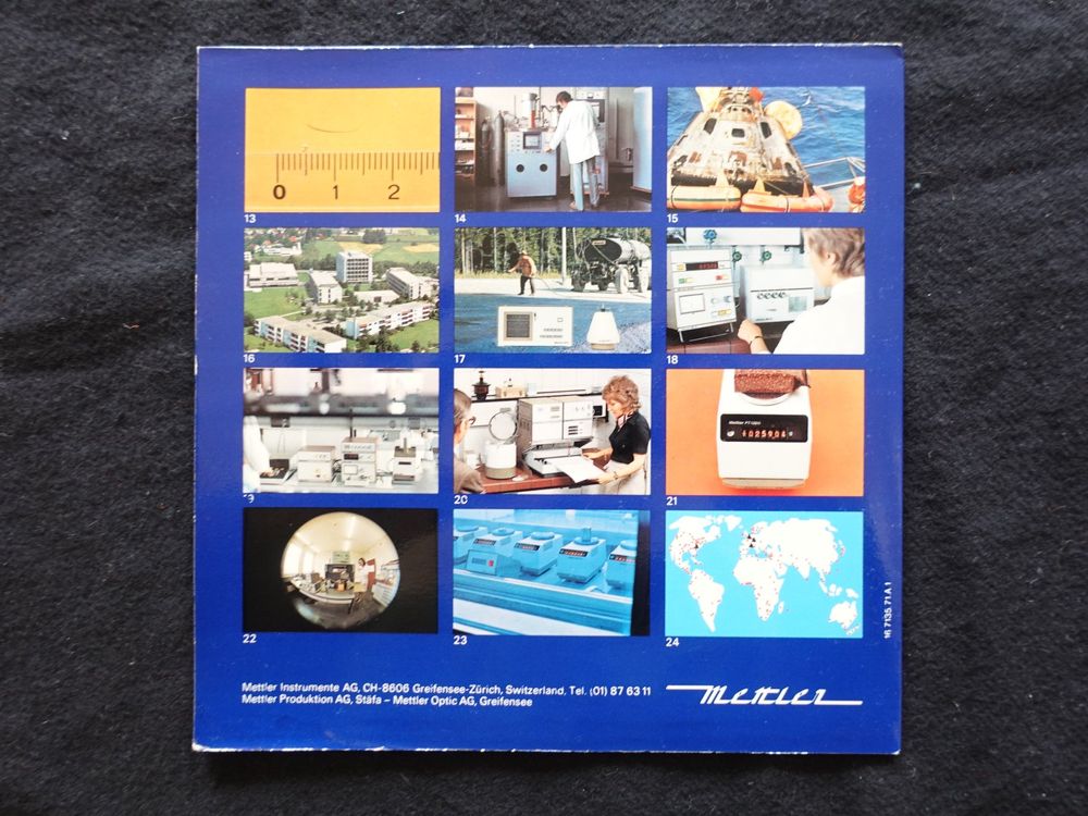 Single: Das ist Mettler (heute Mettler Toledo, Greifensee) (Gebraucht) in Gutenswil für CHF 5 ...