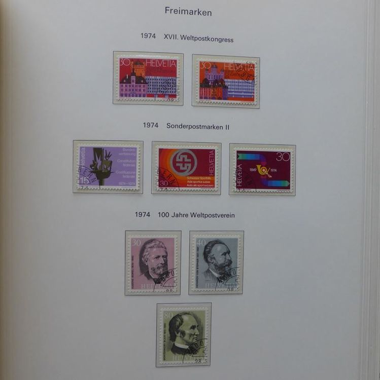 DIE BRIEFMARKEN DER SCHWEIZ 1945 - 2002 inkl. Bögen | Kaufen auf Ricardo