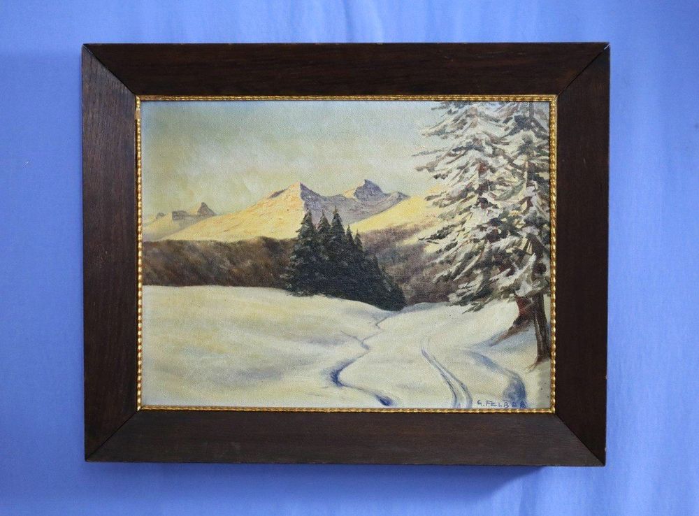 Carl Friedrich Felber 1880-1932, Öl auf Leinwand, signiert (Gebraucht ...