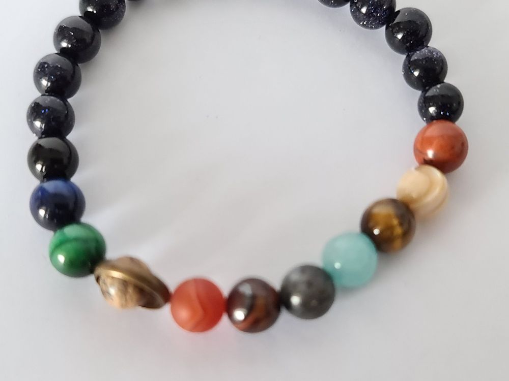 Solar System Planeten Armband aus Stein (Neu und originalverpackt) in ...