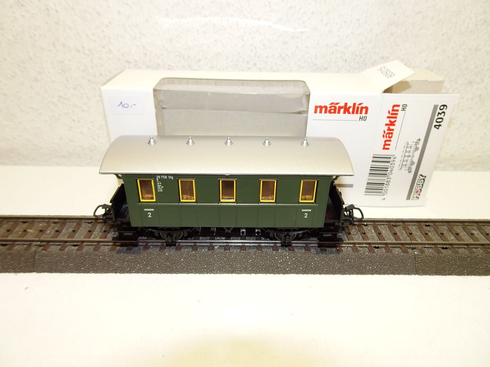 Märklin Personenwagen Nostalgie Oldtimer HO 4039 (R) (Neu (gemäss ...