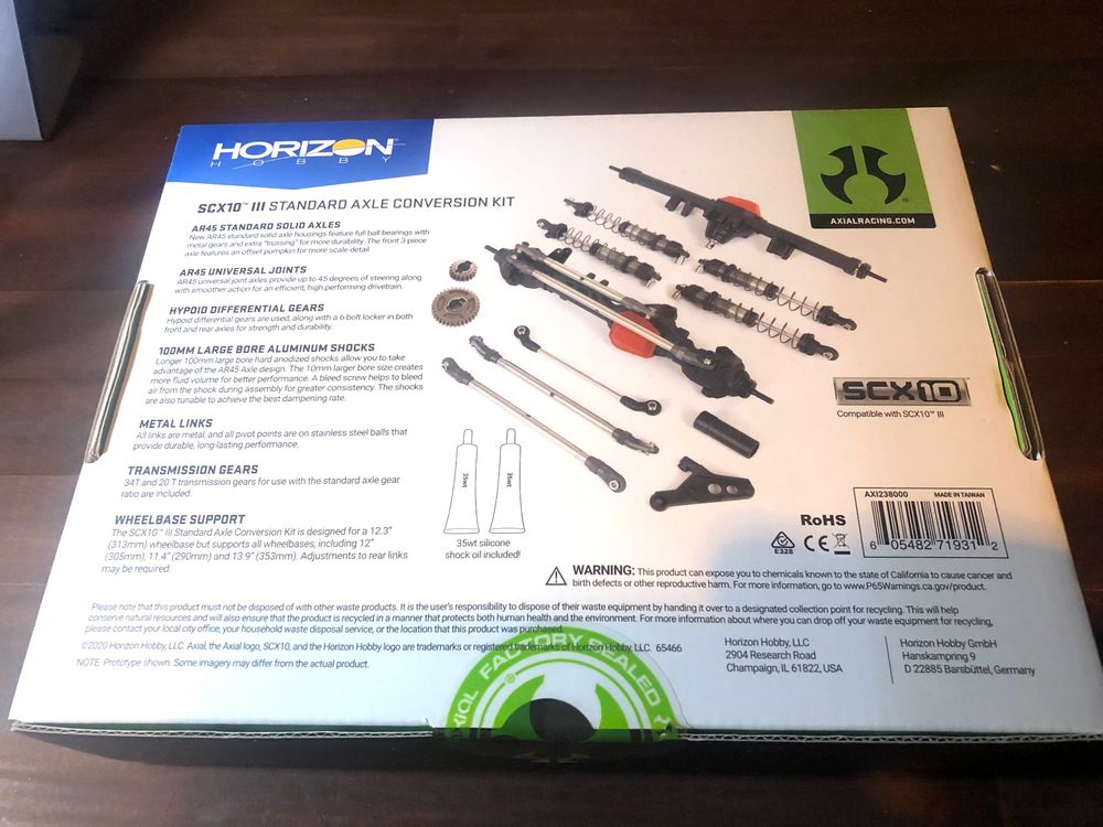 Axial SCX10-III Axle Kit | Kaufen auf Ricardo