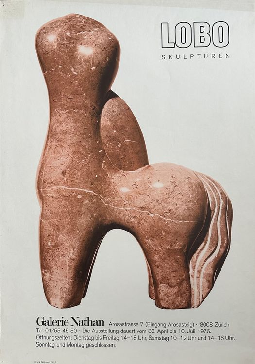 Lobo-Galerie Nathan Austellungs Plakaz (Gebraucht) in Root für CHF 19 ...