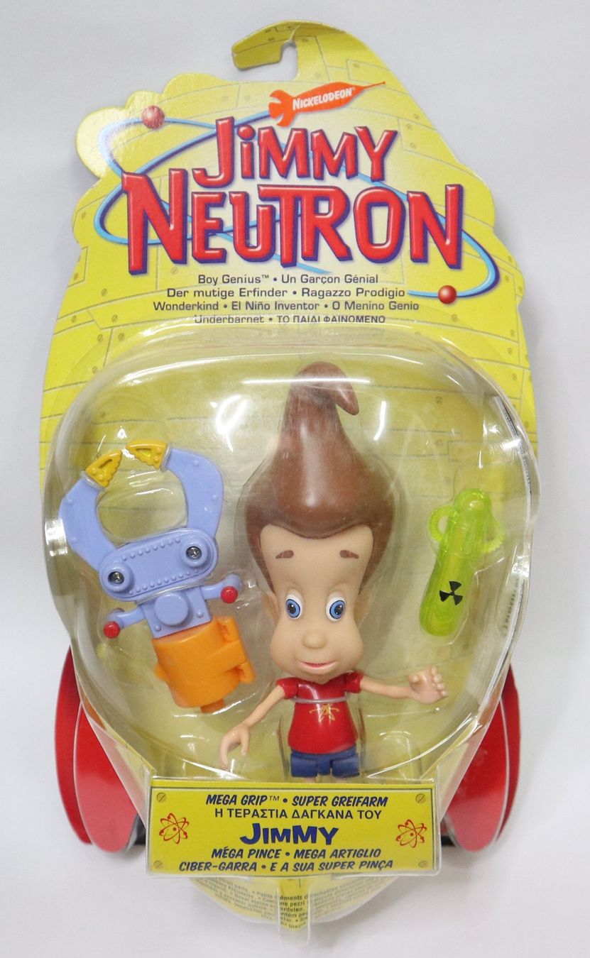 Jimmy Neutron Super Raketen Mobil + 2 Figuren Air Rocket (Neu und ...