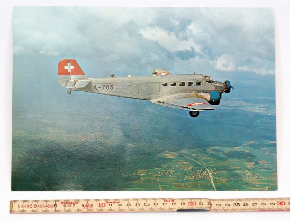 Swiss Air Force AMF Fotokarte Ju-52 Rare (Antik) in Bassersdorf für CHF ...