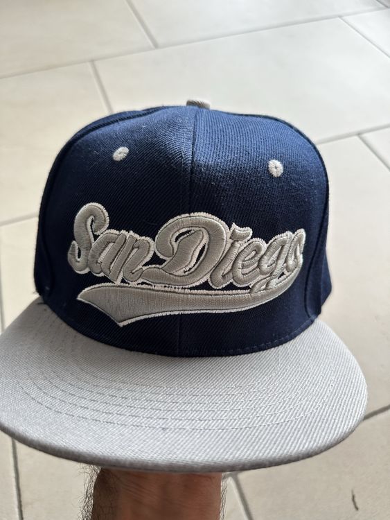 San Diego Snapback Cap – Blau-Grau – SD Cali Style (Gebraucht) in ...