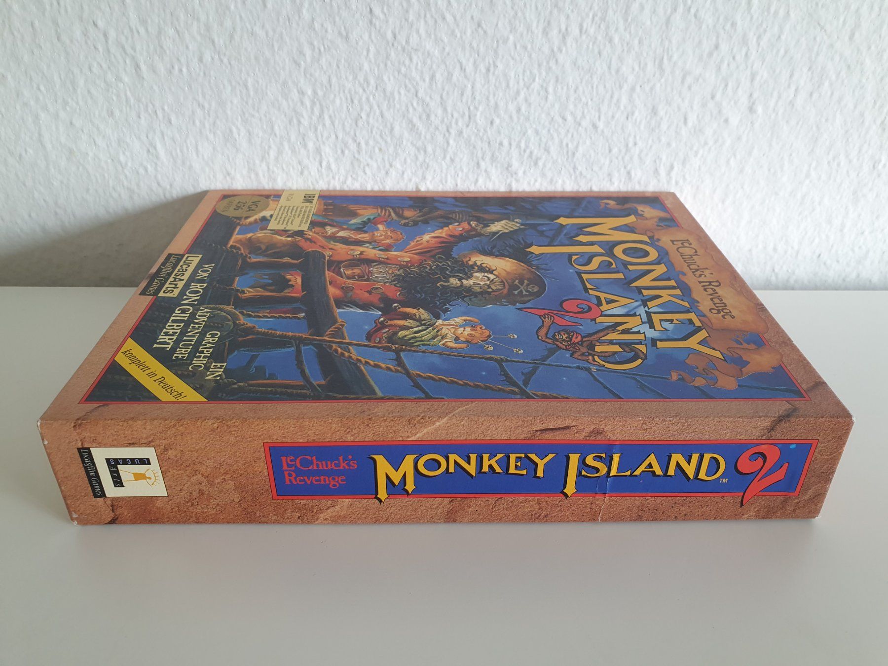 PC Game (LucasArts) Monkey Island 2 (1991) Big Box + Lösung (Gebraucht ...