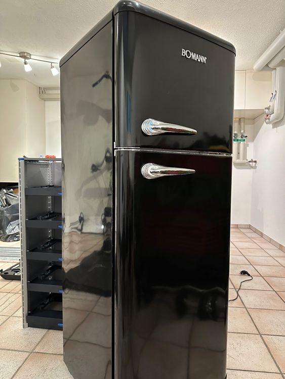 Bomann DTR 353 Retro Kühlschrank in schwarz (Gebraucht) in Winterthur ...