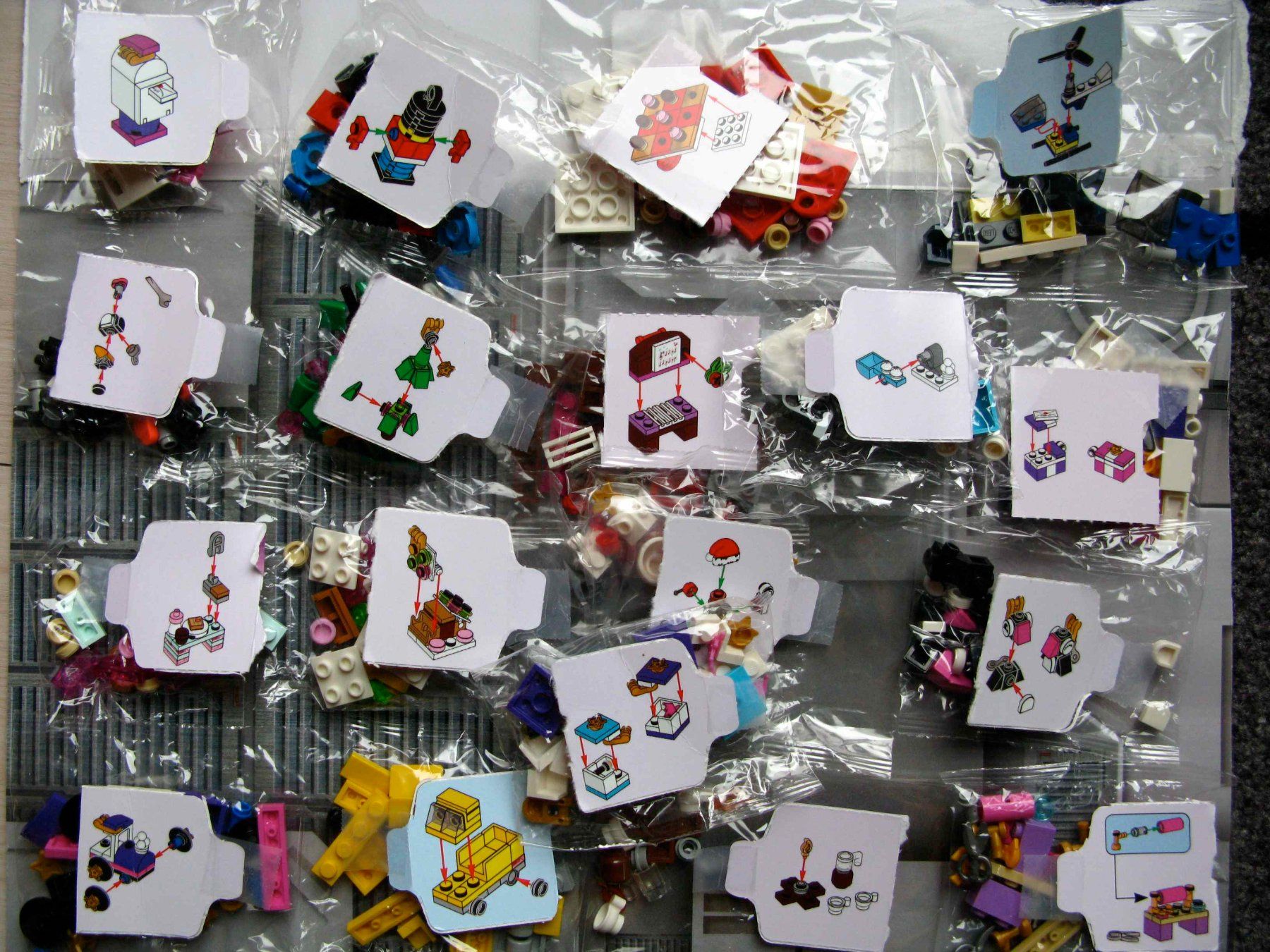 Lego Mini-Sets aus Adventskalender 18 Stück NEU Set 1 (Neu und ...