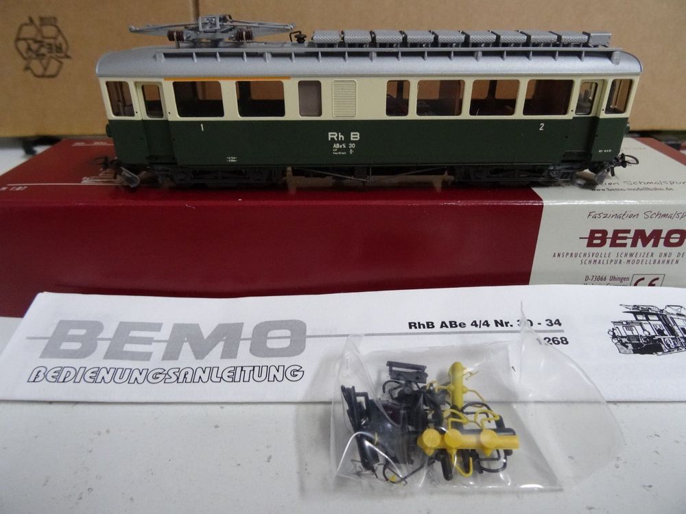 BEMO 1268 110 lok RhB ABe 4/4 30 HOm (Gebraucht) in bassecourt für CHF ...