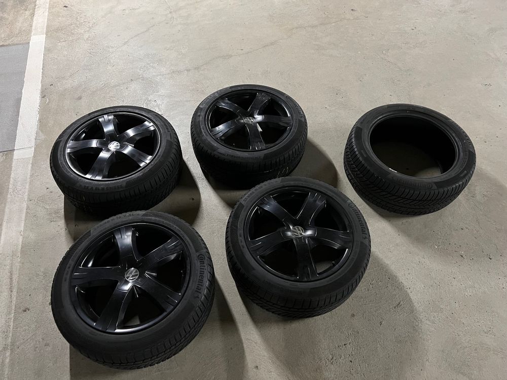 VW T5 T6 T6.1 Original 18 Zoll Winterräder AZEV Continental (Gebraucht ...