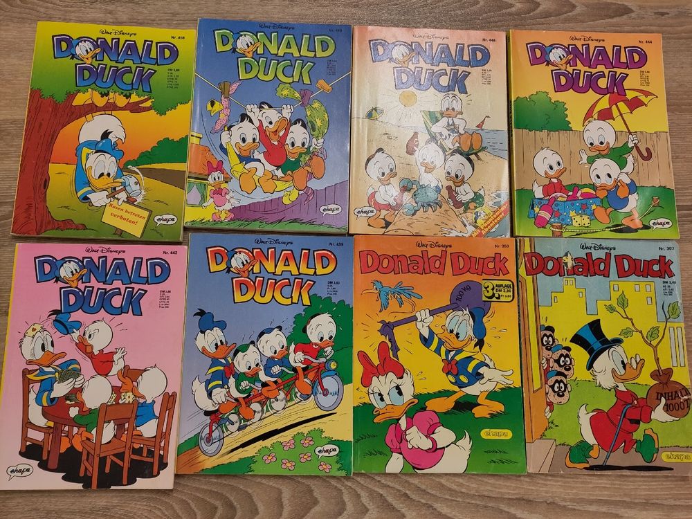 8 Donald Duck Comics - Nostalgie pur! (Gebraucht) in Wetzikon ZH für CHF 3 – nur Abholung auf ...