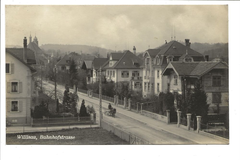 Willisau (LU) Bahnhofstrasse - Wohnhäuser - 1926 (Gebraucht) in ...