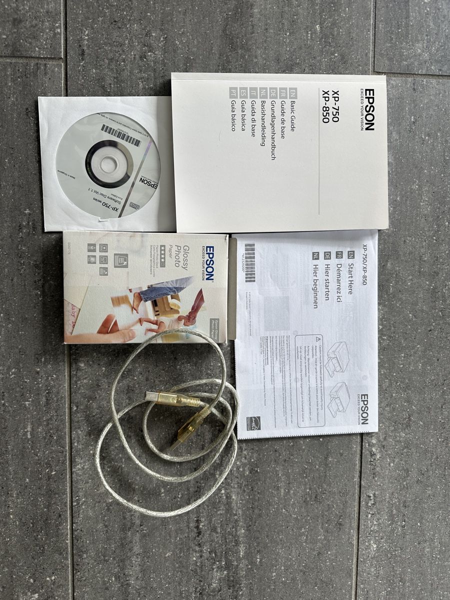 Epson XP-750/XP-850 Drucker Top Zustand Inkl. Zubehör! (Gebraucht) in ...