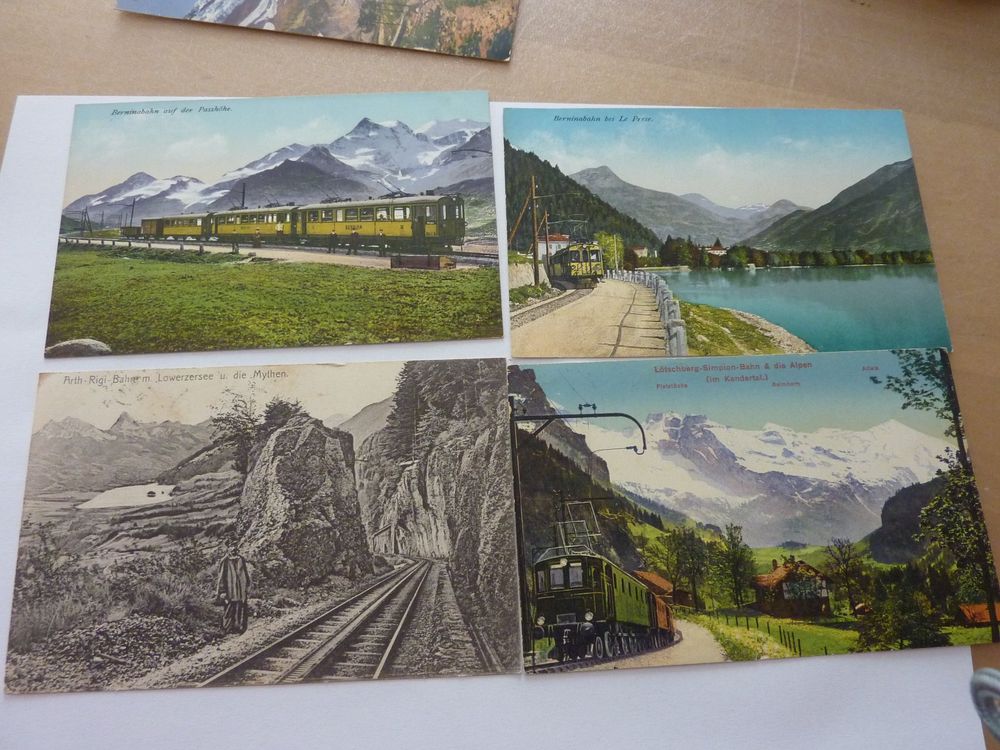 20 ver. Ansichtskarten : Eisenbahnen und Bergbahnen 1912-49 (Gebraucht ...