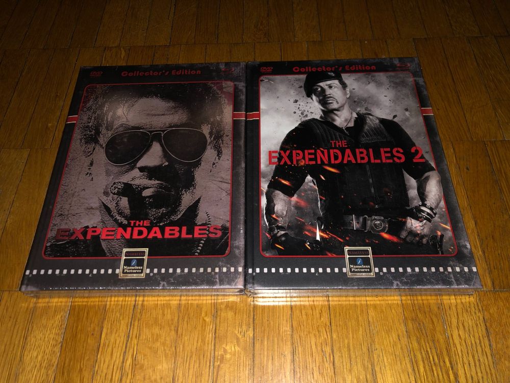 The Expendables 1 & The Expendables 2 - 2 MEDIABOOKS-B-UNCUT (Neu und ...