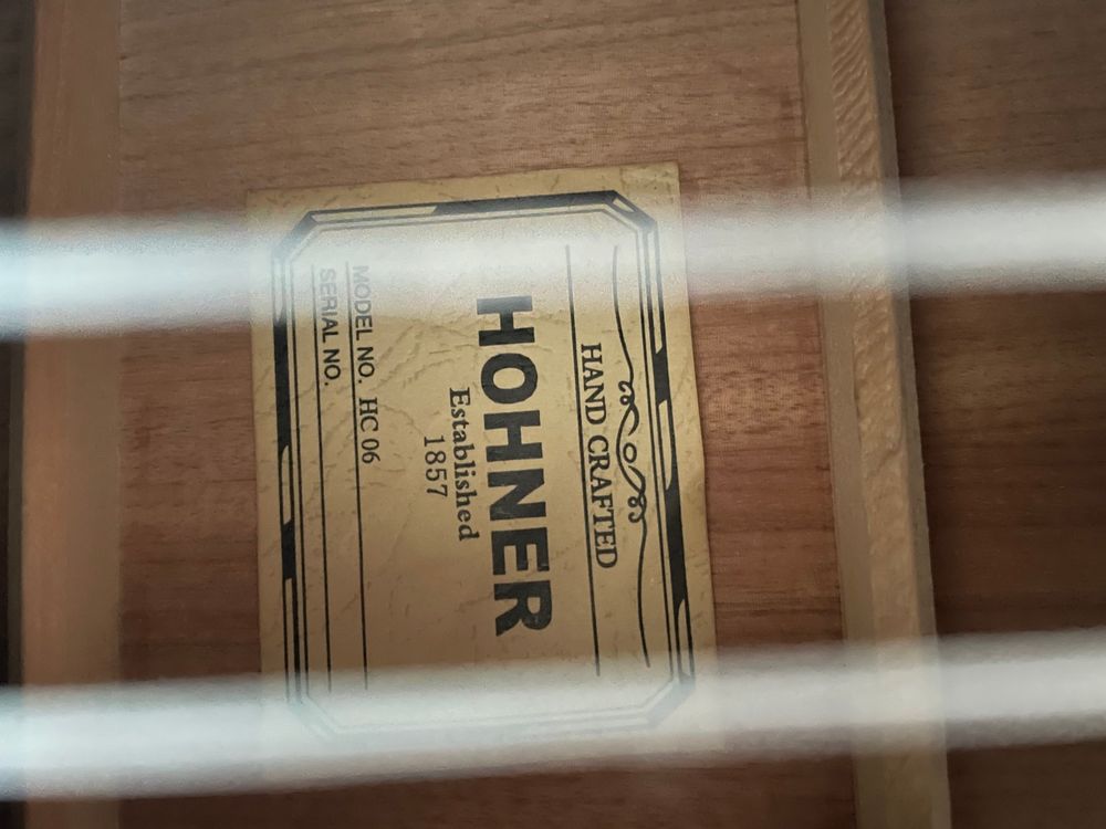 Hohner HC 06 Gitarre zu verkaufen (Gebraucht) in für CHF 60 – nur ...