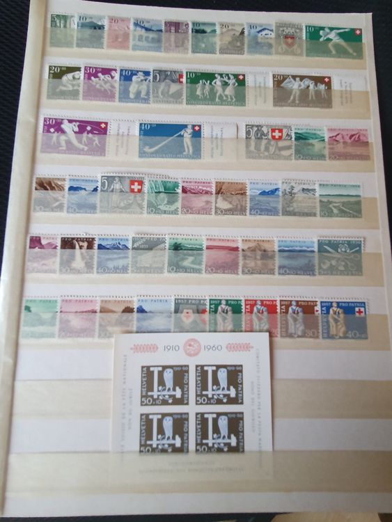 PP Sgl 1948 - 1957 postfrisch**, ab 1.- | Kaufen auf Ricardo