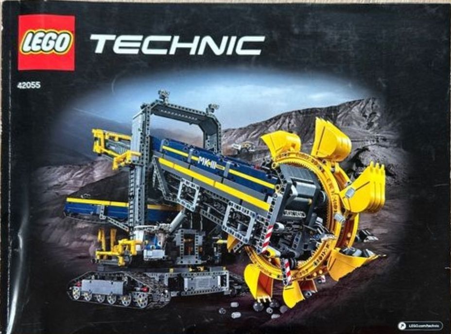 LEGO Technic 42055 Schaufelradbagger - Voll funktionsf (Neu (gemäss ...