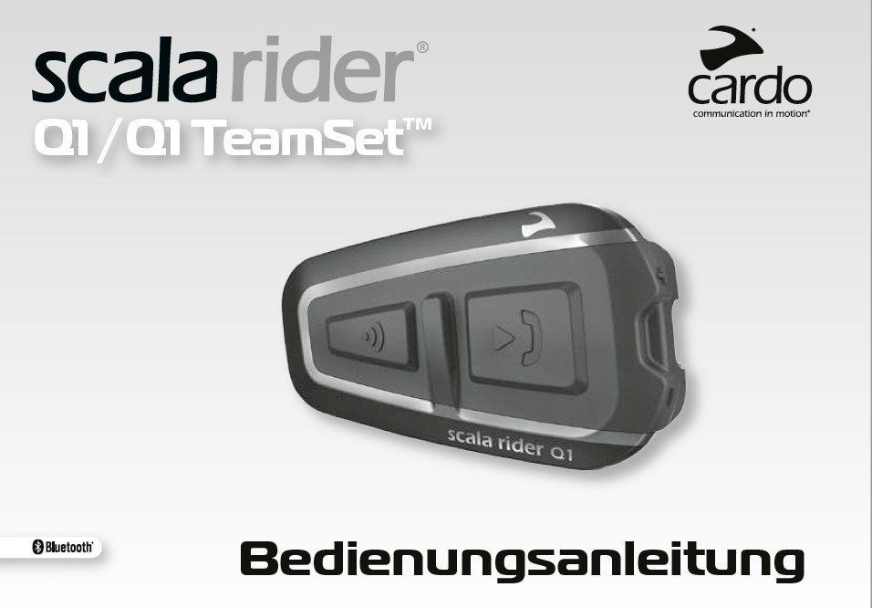 Cardo scala rider Q1 Teamset (Bluetooth) | Kaufen auf Ricardo