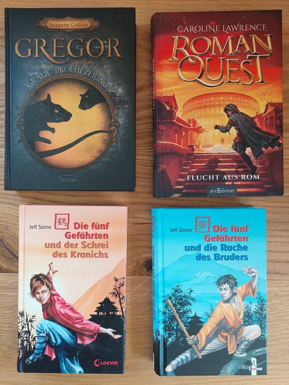 4 Jugendbücher für Mädchen und Jungen, Suzanne Collins, u.a. (Gebraucht ...