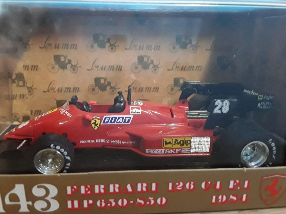 Ferrari 126 C4 _ Formel 1 _ brumm Serie oro _ 1:43 | Kaufen auf Ricardo
