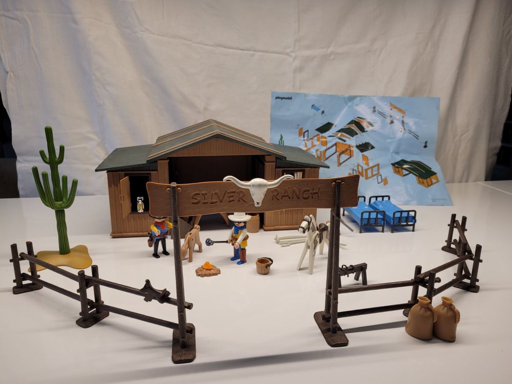 Playmobil 3768-A Silver Ranch (Gebraucht) in Steinmaur für CHF 27 – mit ...