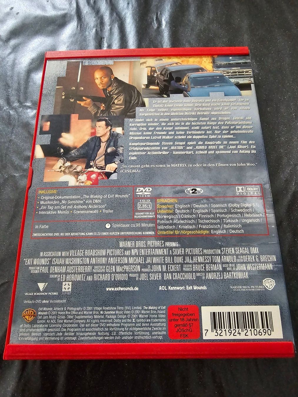 DVD - Exit Wounds (Steven Seagal, DMX, 2001) (Gebraucht) in Biberist ...