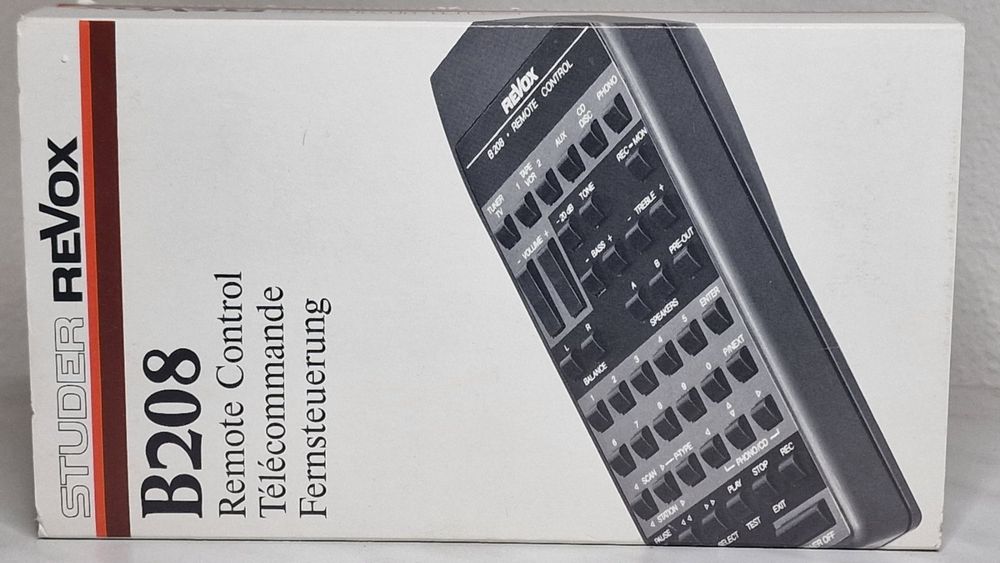 Studer Revox B208 Remote Control Funktzioniert mit neue Bate | Kaufen ...