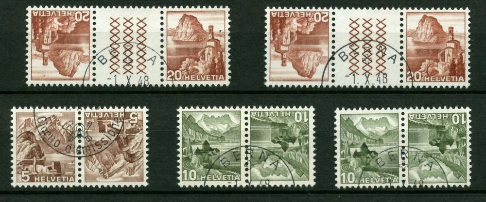 5 KEHRDRUCKE 1948 MIT ET HALBSTEMPEL - ITALIENISCH | Kaufen auf Ricardo