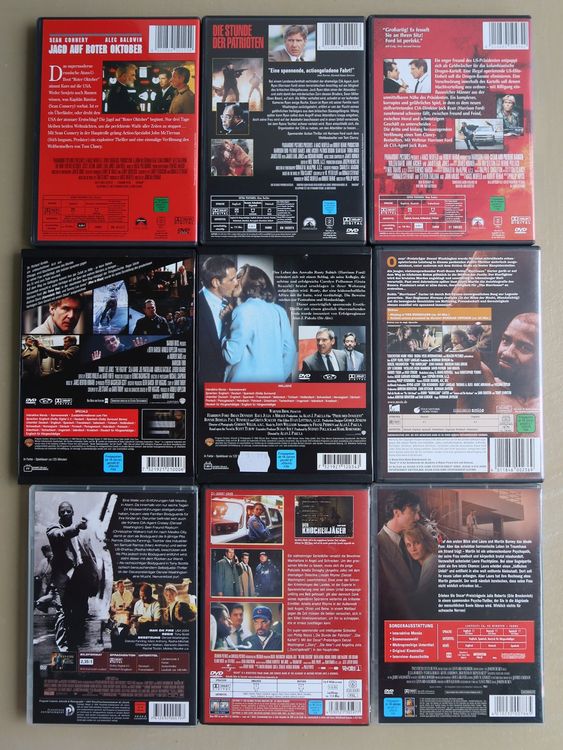 9 DVDs - Klassiker, u.A. Harrison Ford, Denzel Washington .. (Gebraucht) in Zürich für CHF 9 ...